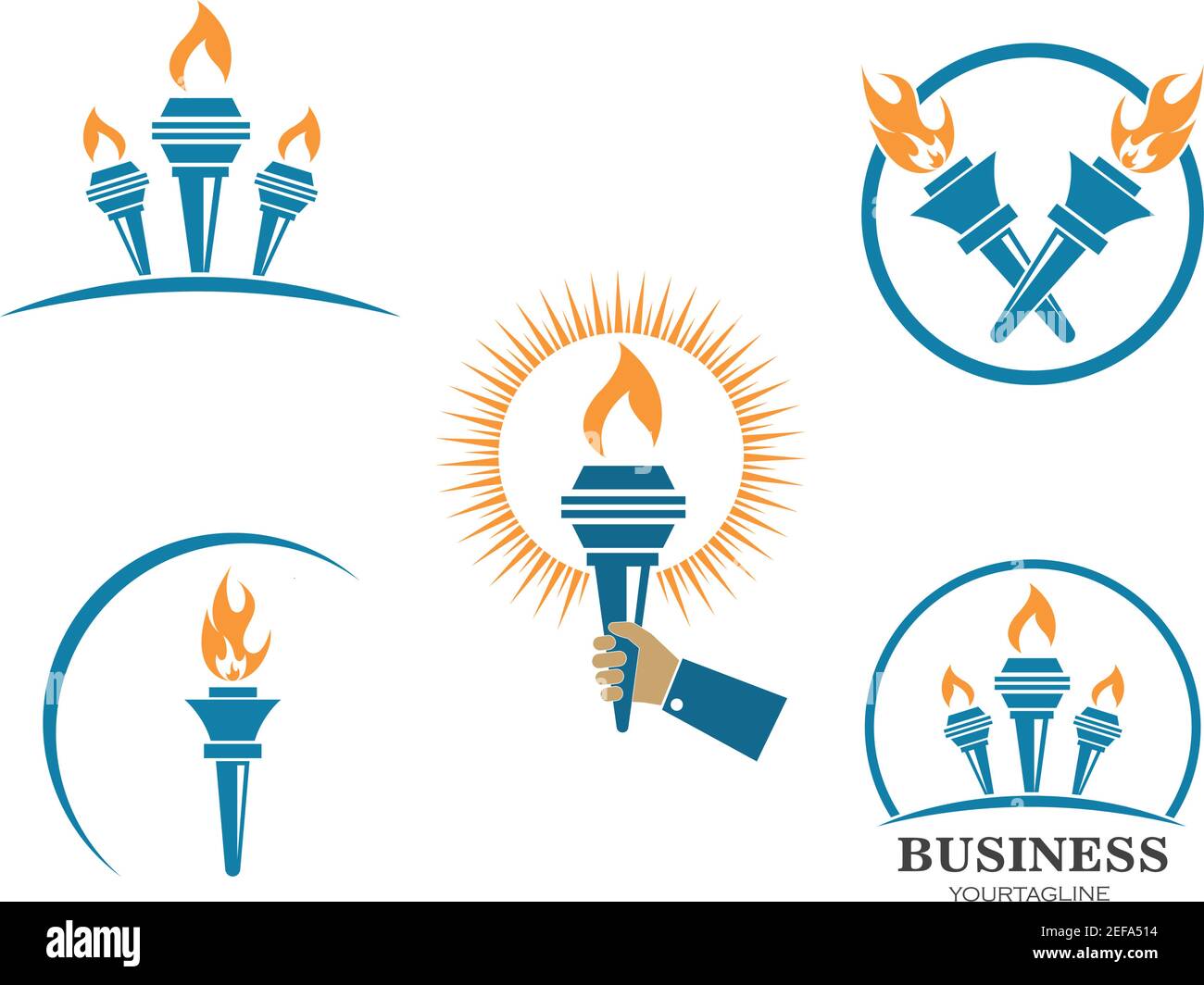 Olympic torch relay Stock Vector Images - Alamy