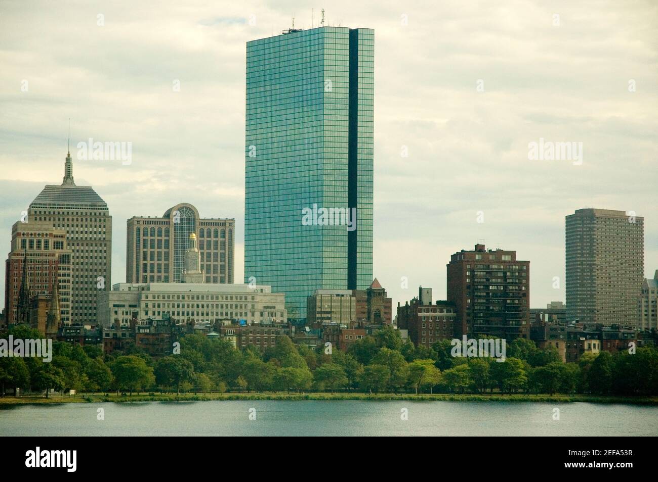 Skyscrapers at the waterfront, Boston, Massachusetts, USA Stock Photo ...