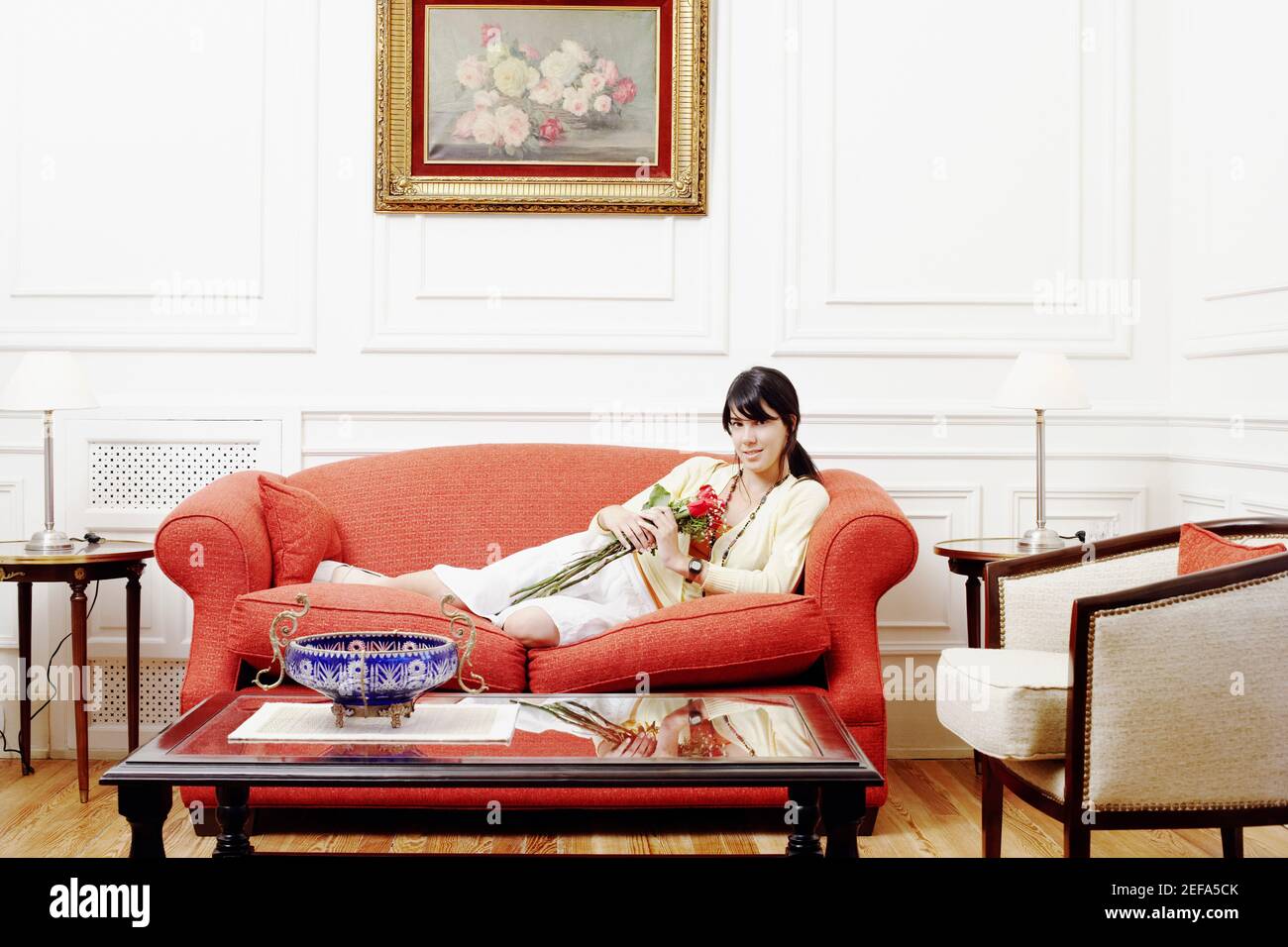 Reclining portrait painting hi-res stock photography and images - Alamy