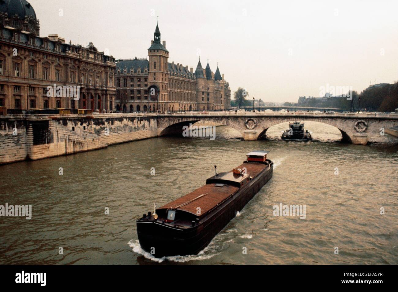 High angle view of a luxury barge, Paris, France Stock Photo - Alamy