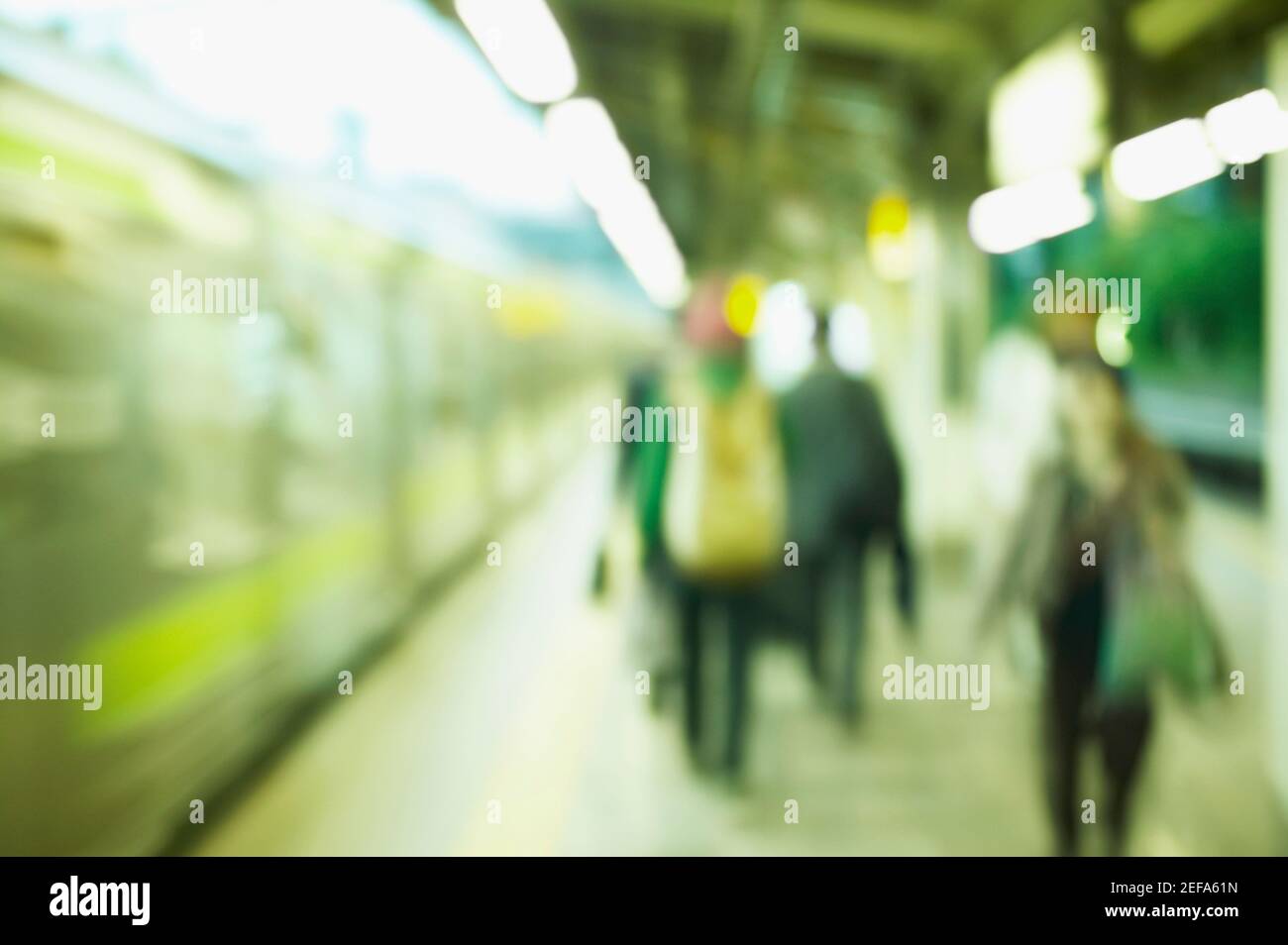 People walking at a subway station, Tokyo, Japan Stock Photo - Alamy