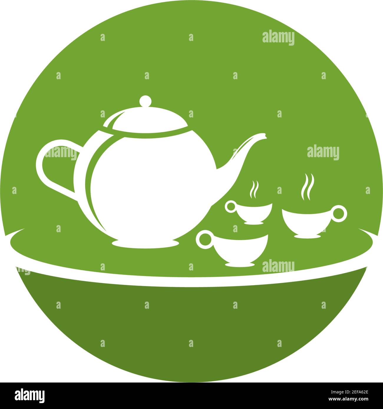 Tea cup logo template vector icon illustration design Stock Vector ...