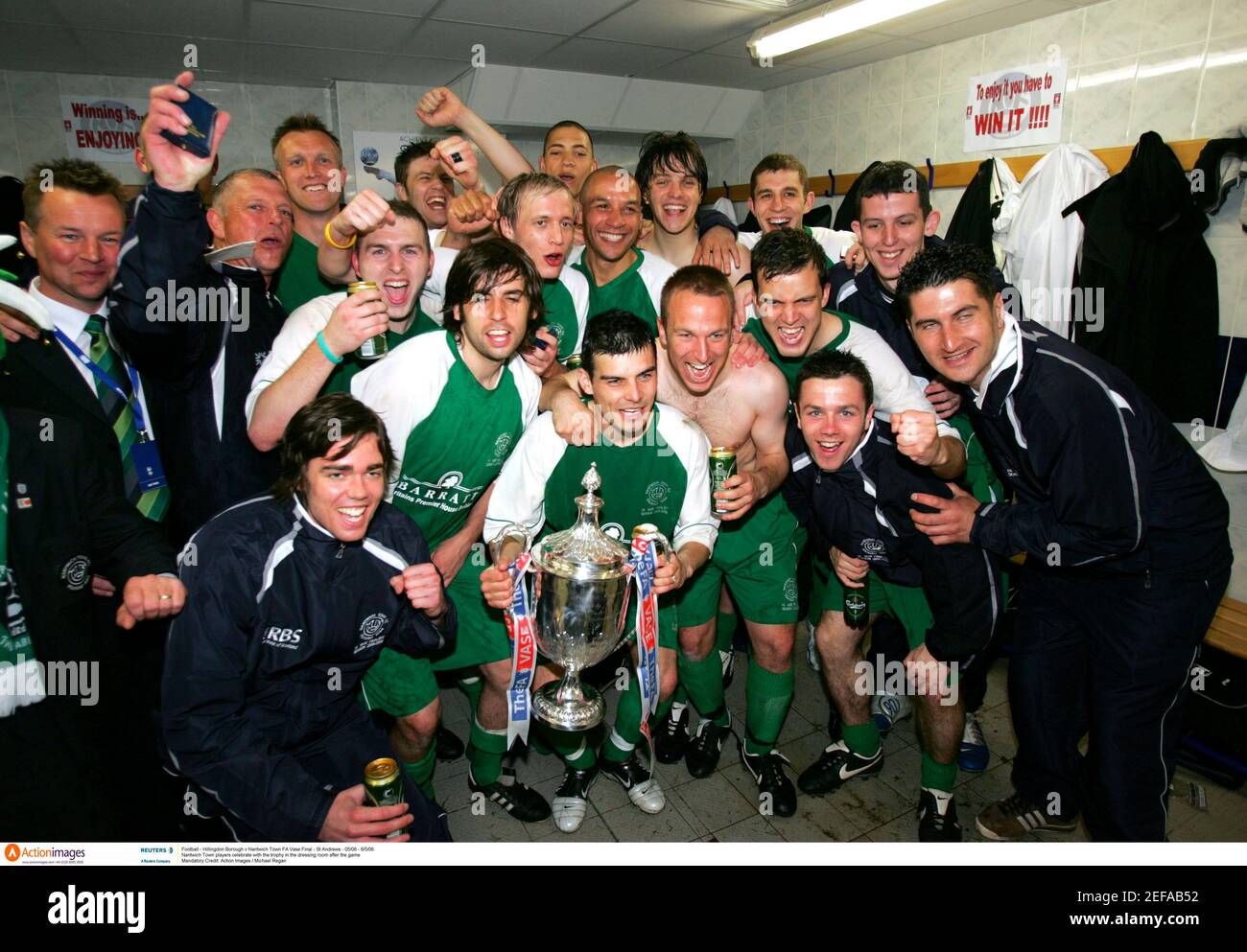 In the dressing room after the game hi-res stock photography and images ...