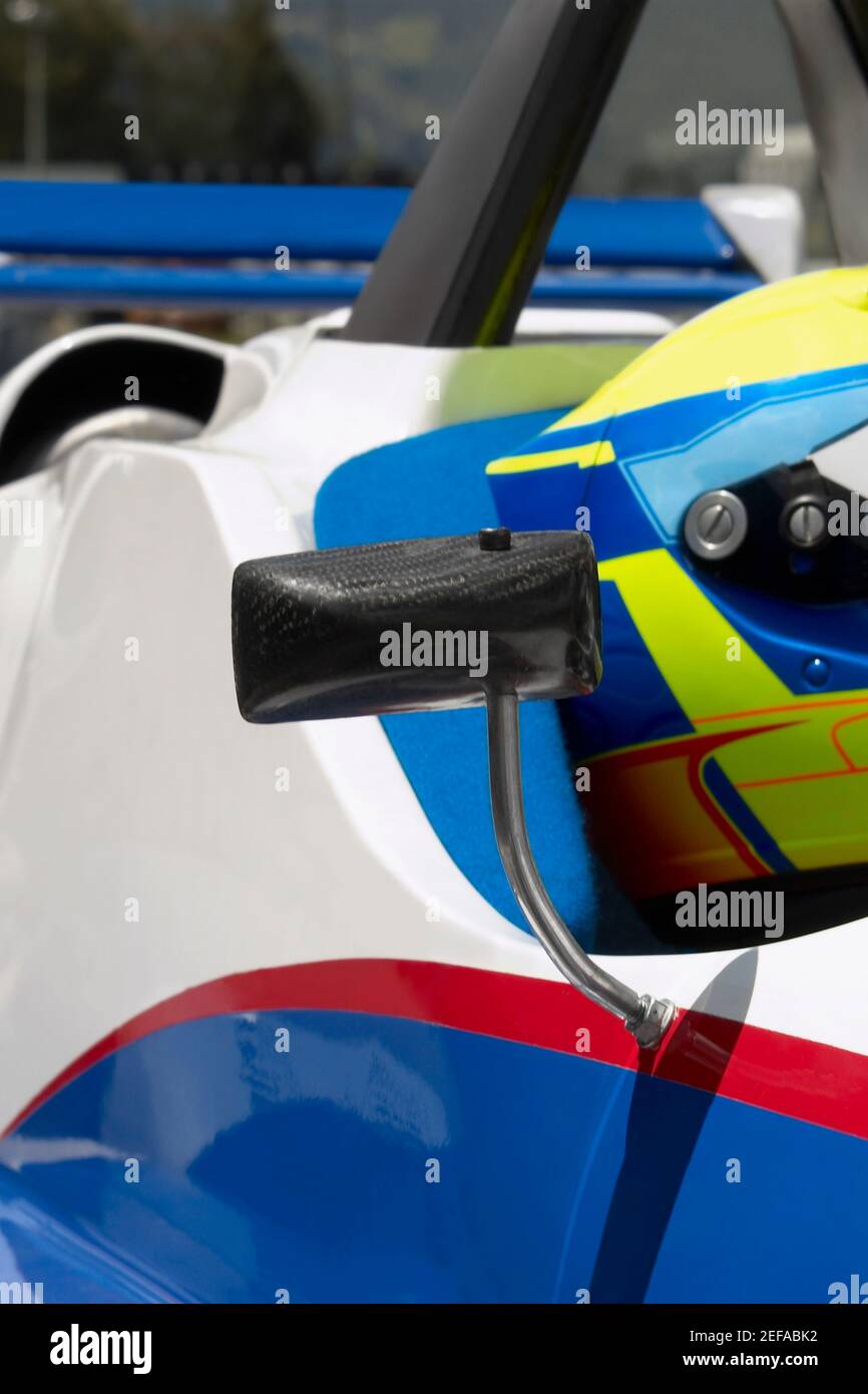 Formula one driver mirror hi-res stock photography and images - Alamy