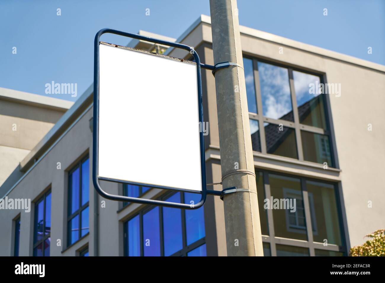 Mast sign mock-up template for mast advertising design in the city ...