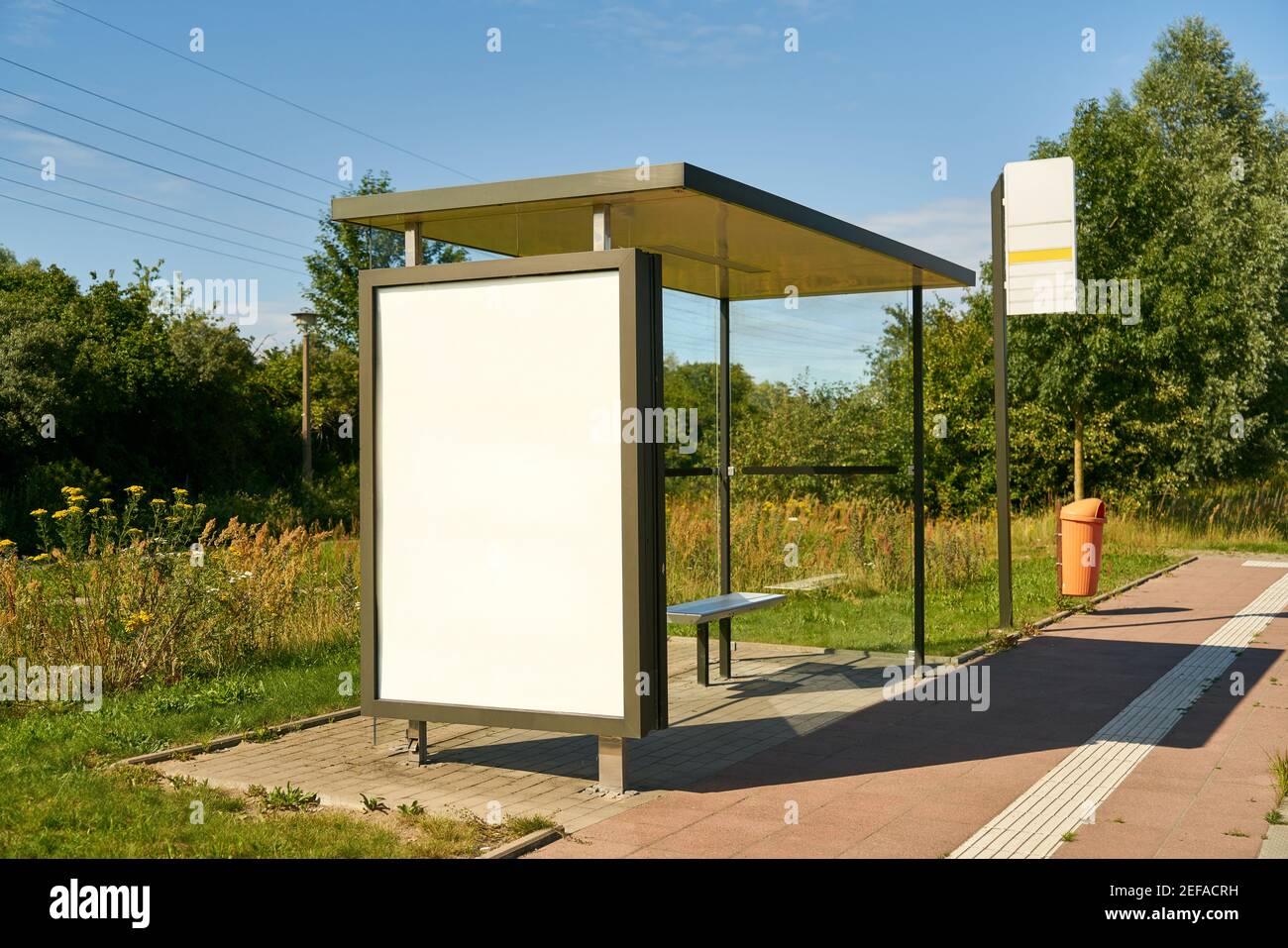 Bus stop poster advert hi-res stock photography and images - Alamy