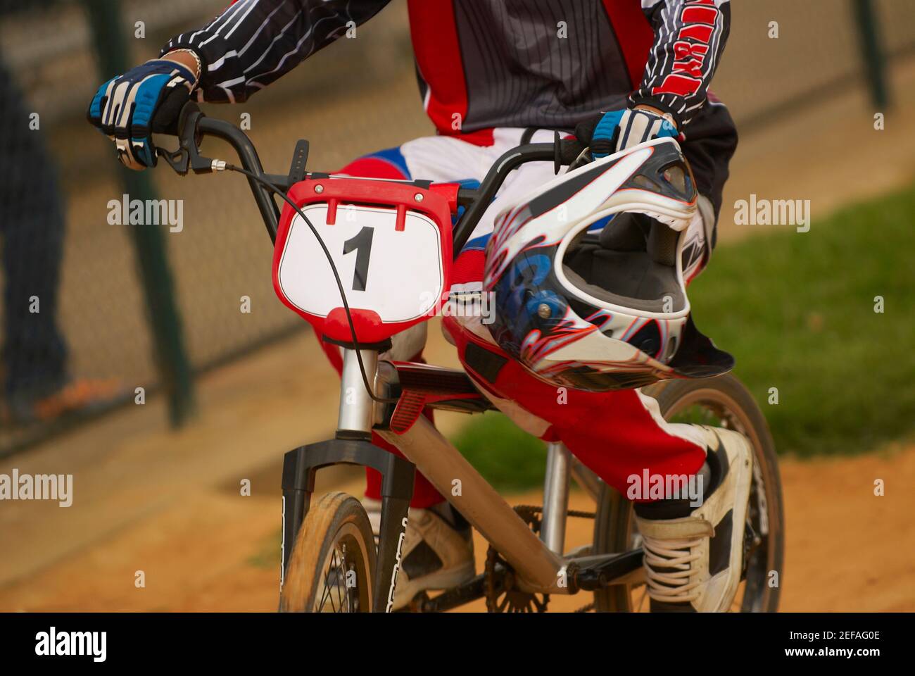Low section view of a person cycling Stock Photo - Alamy