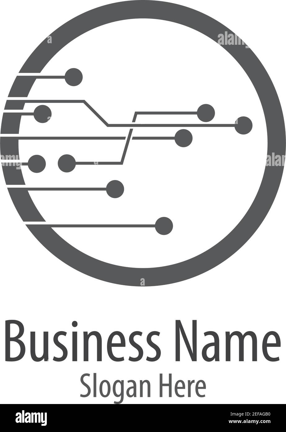 Circuit logo template vector icon illustration design Stock Vector ...