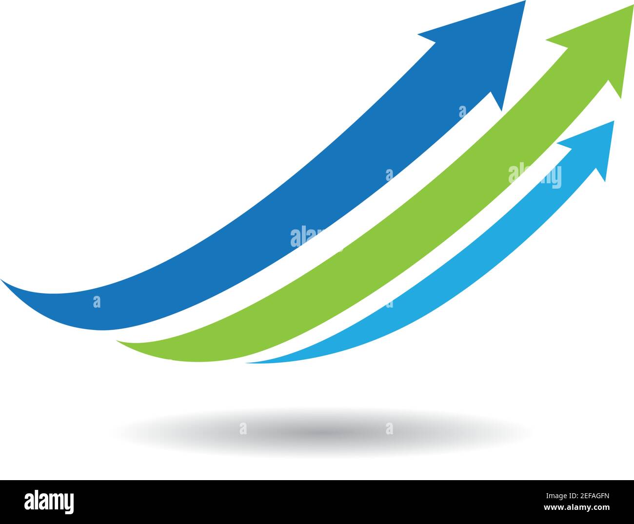 Arrow logo template vector icon illustration design Stock Vector Image ...