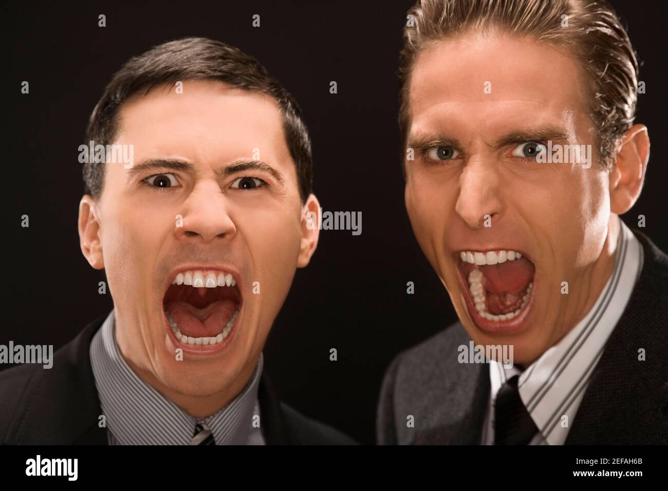 Portrait two annoyed business hi-res stock photography and images - Alamy