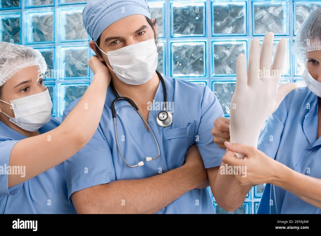 Hand Surgical Glove Raised High Resolution Stock Photography and Images ...