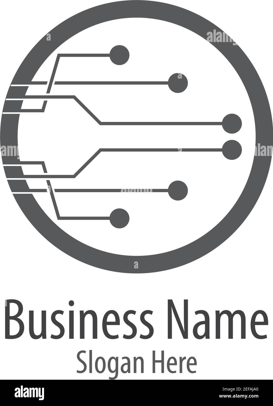 Circuit logo template vector icon illustration design Stock Vector ...