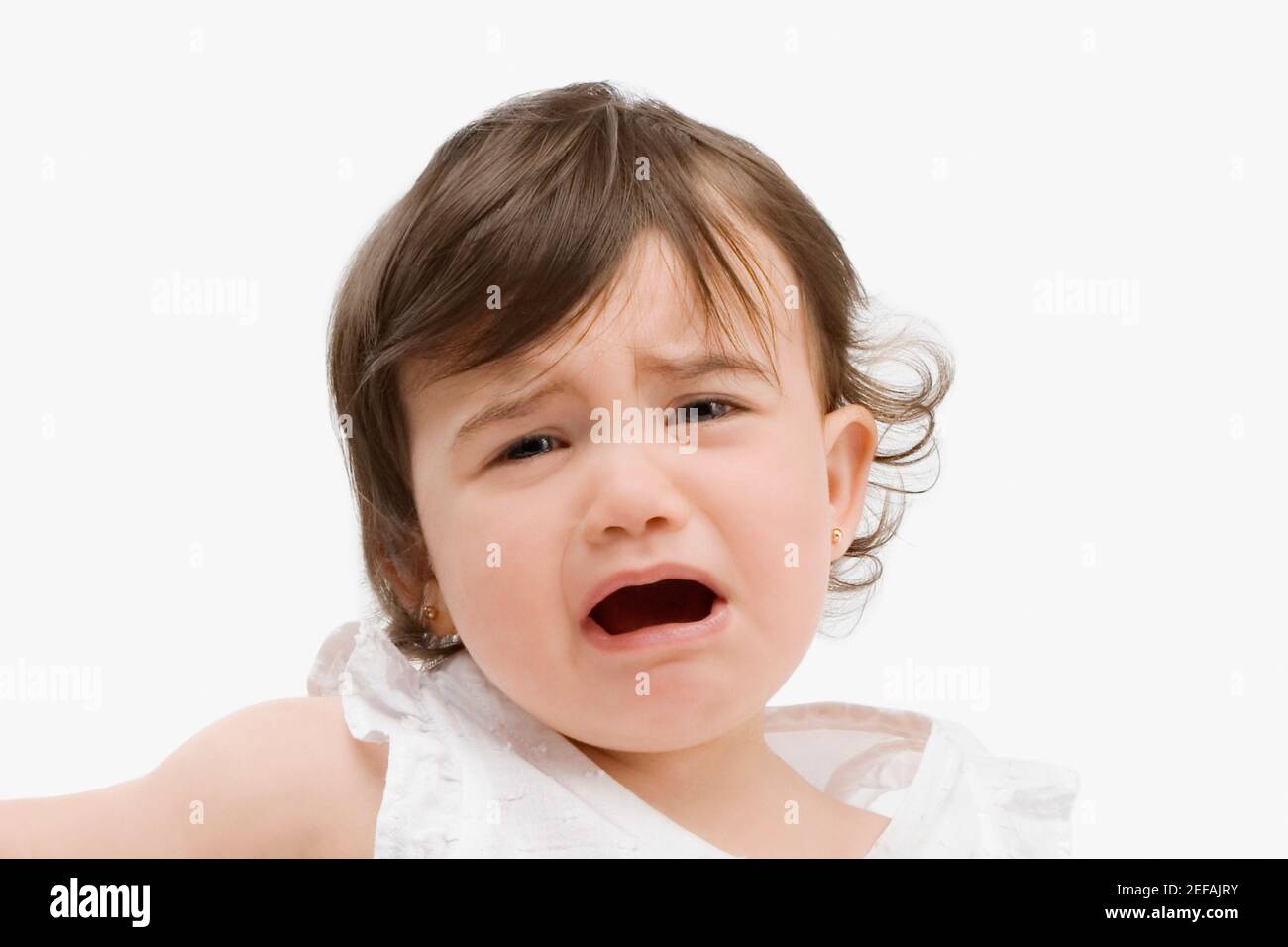 Portrait of a girl crying Stock Photo - Alamy