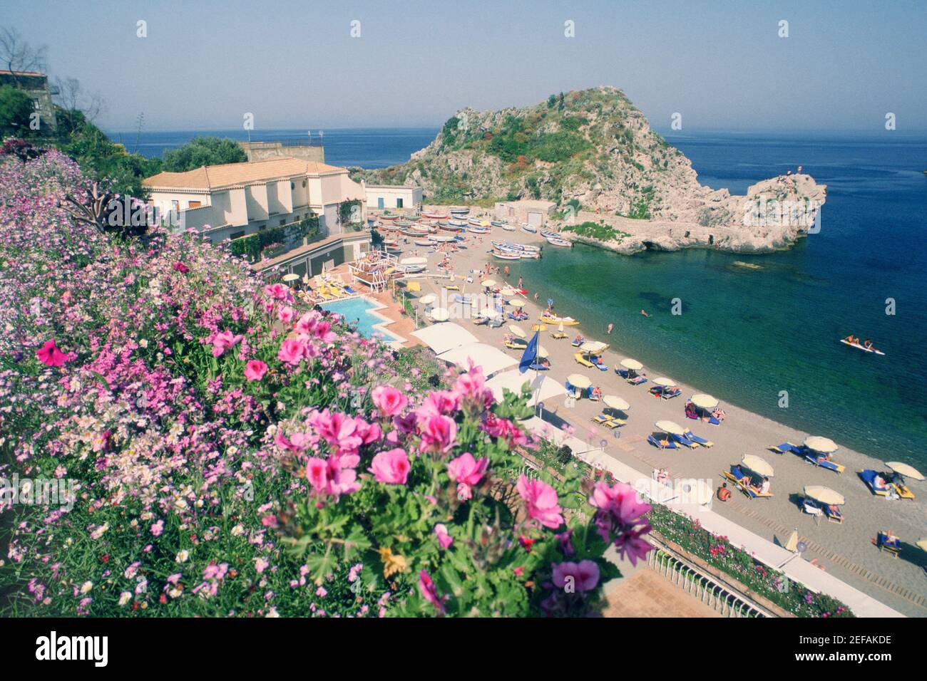 Mazzaro beach taormina sicily italy hi-res stock photography and images ...