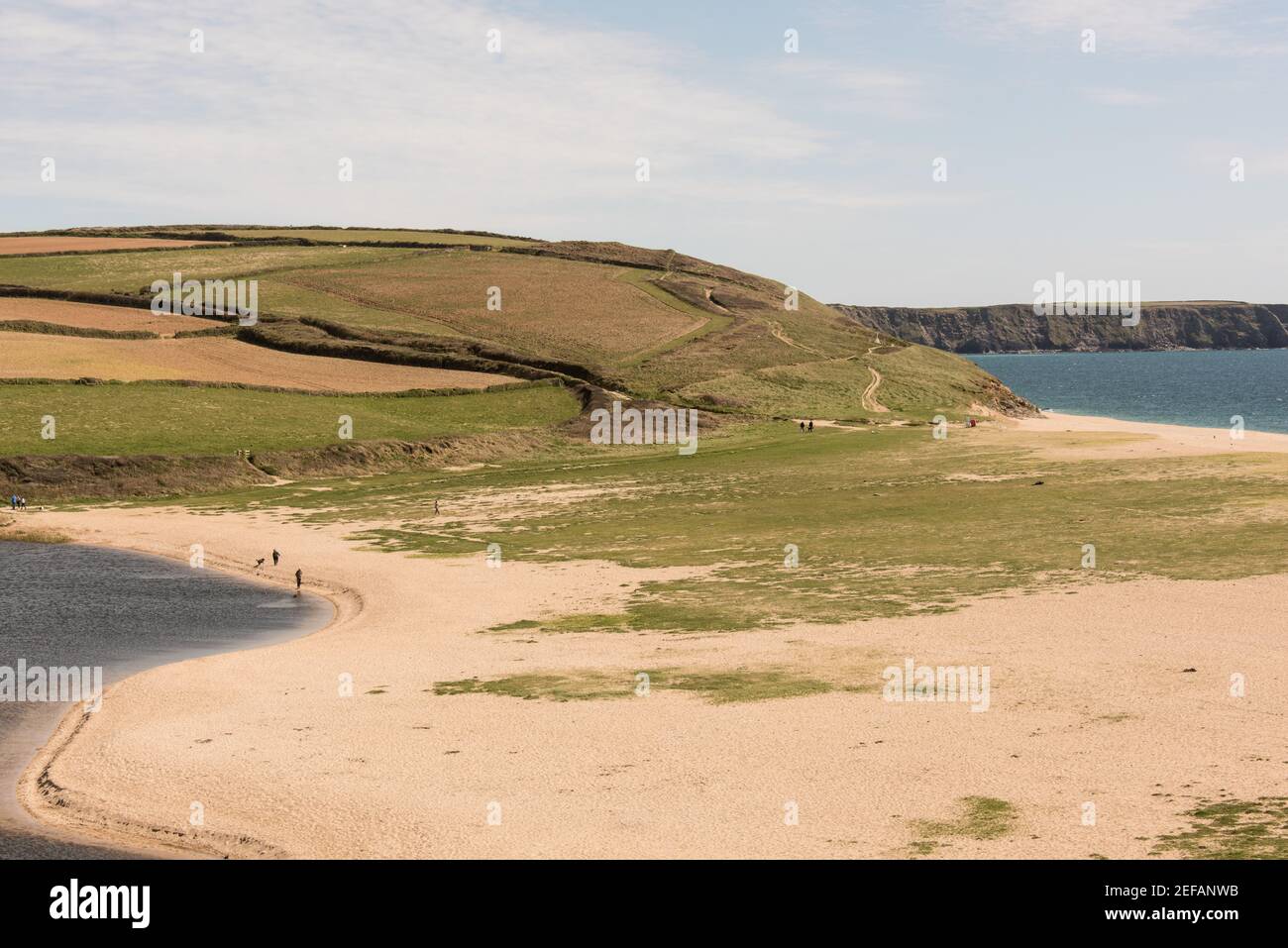 Loe Bar, Cornwall Stock Photo - Alamy