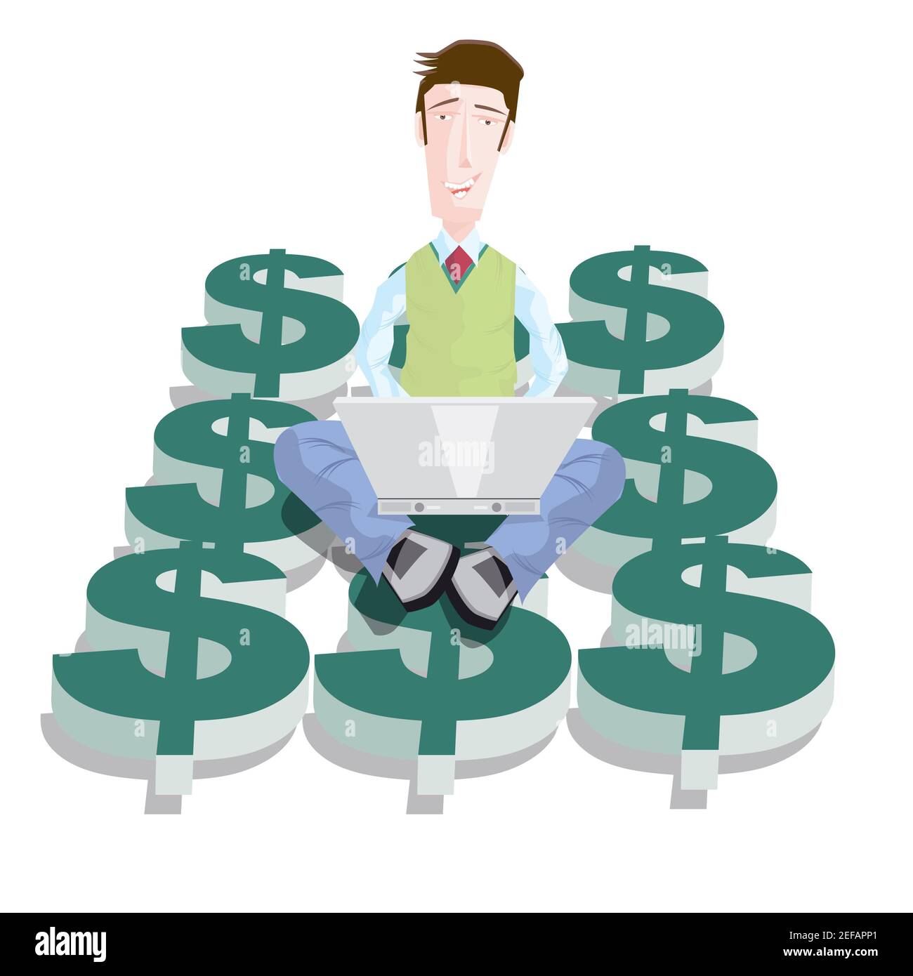 Formal self portrait Cut Out Stock Images & Pictures - Alamy