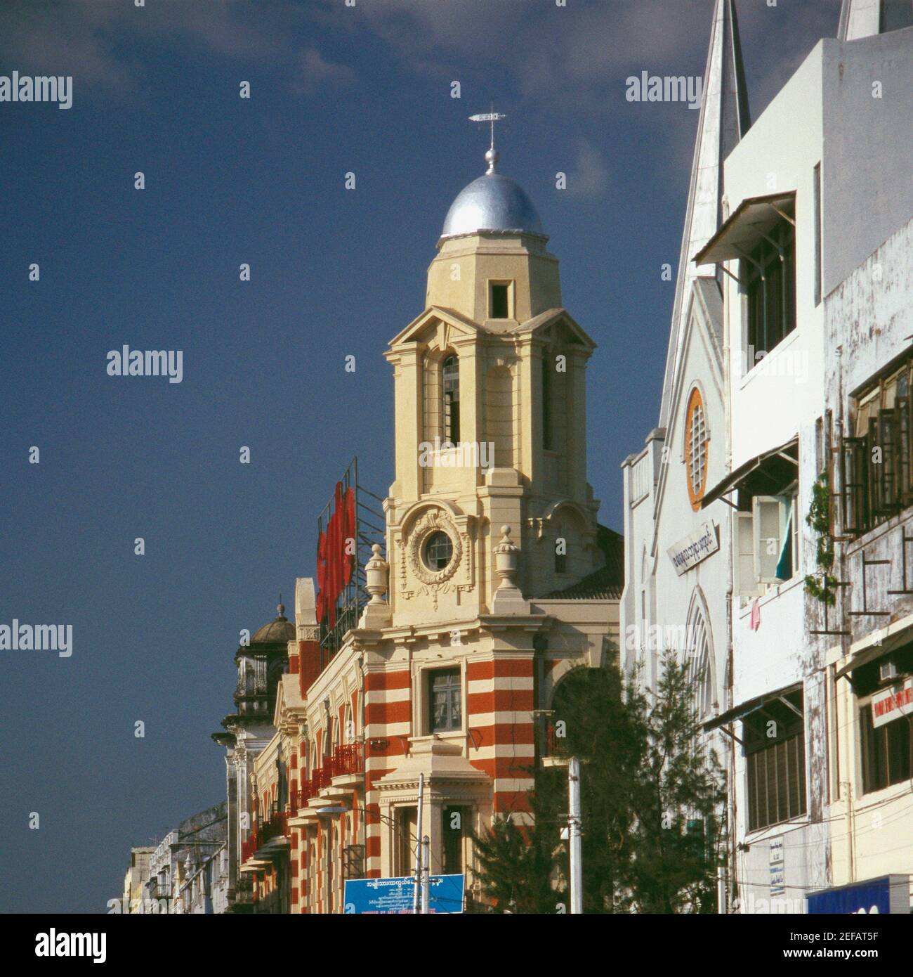 Colonial style building myanmar hi-res stock photography and images - Alamy