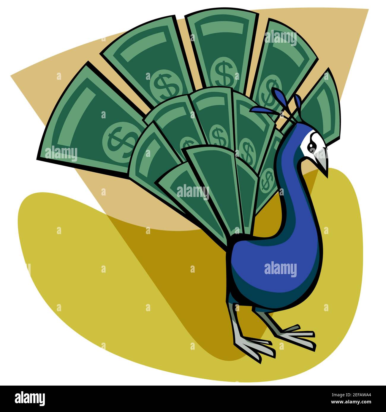 Full peacock view Cut Out Stock Images & Pictures - Alamy