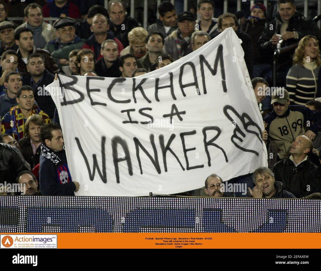Real madrid crowd banner hi-res stock photography and images - Alamy