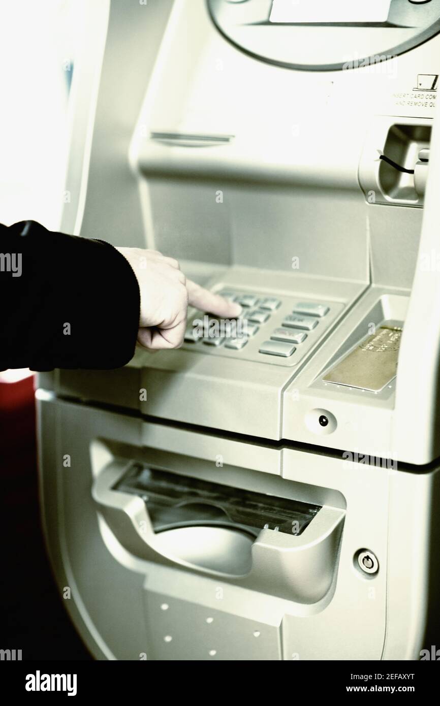 Atm machine close up unrecognizable hi-res stock photography and images ...