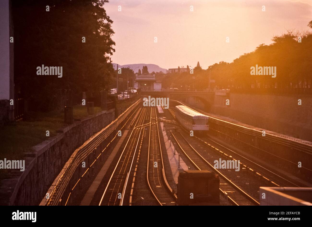 Wien, U-Bahn-Linie U4 - Vienna, Subway Line U4 Stock Photo - Alamy