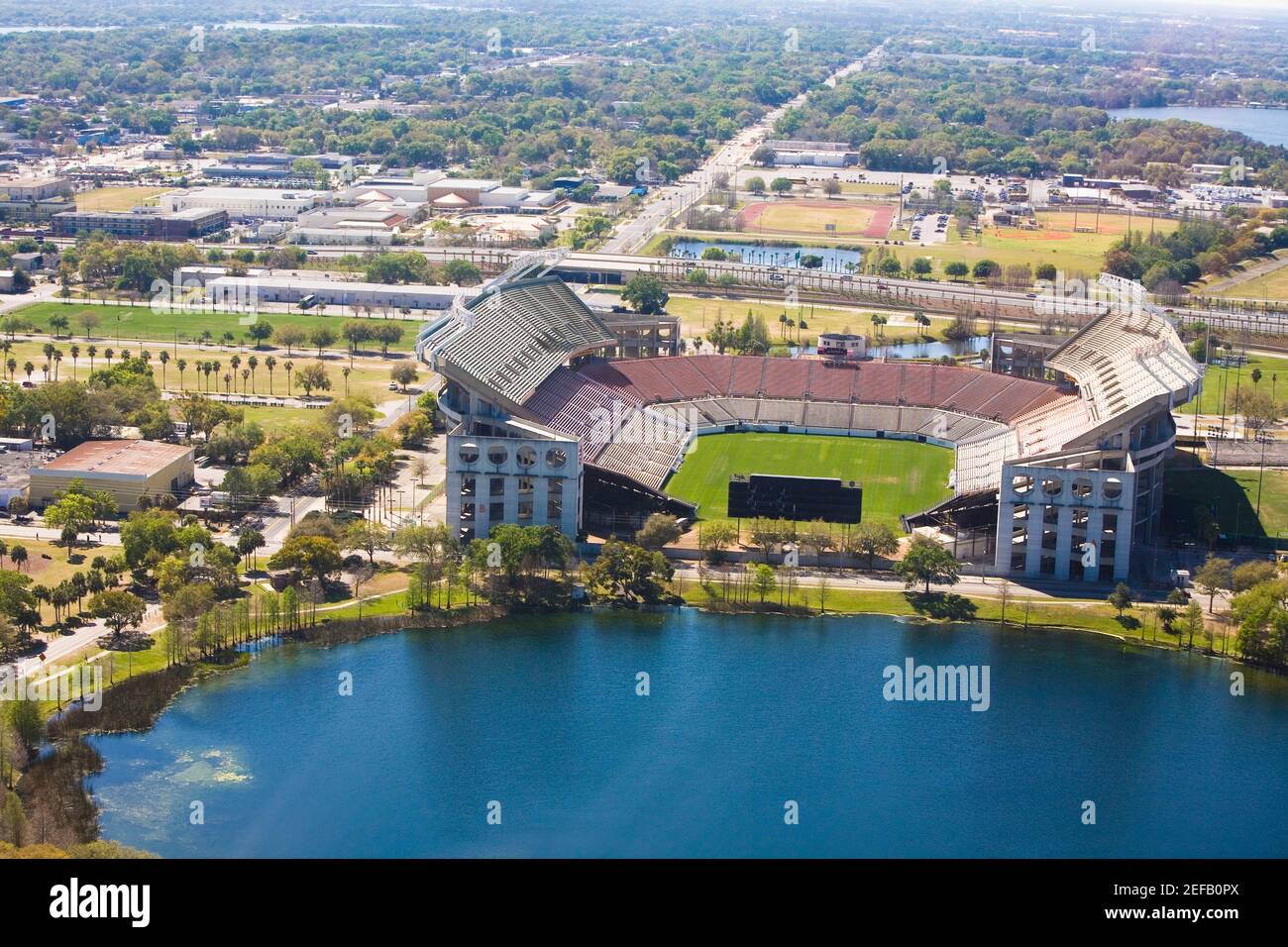 Aerial view of a stadium, Orlando, Florida, USA Stock Photo - Alamy