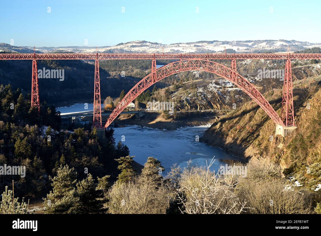Garabit viaduct built by Gustave Eiffel Stock Photo - Alamy