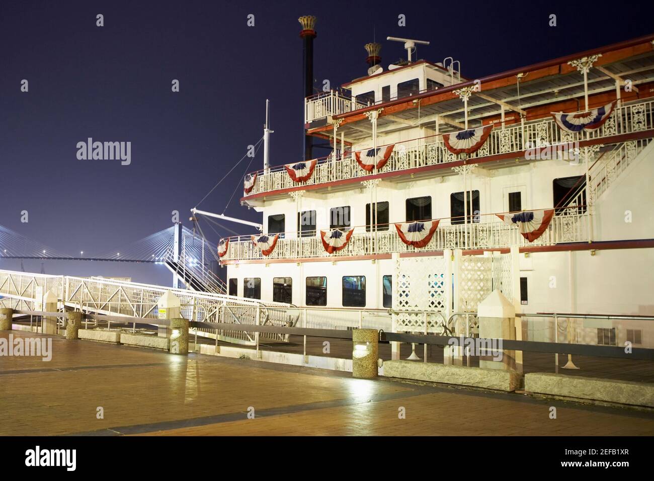Cruise ship at a harbor, Savannah, Georgia, USA Stock Photo - Alamy