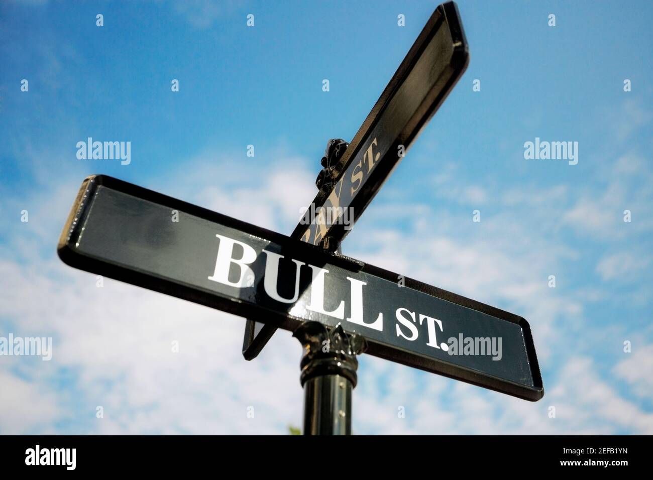 Low angle view of road signs Stock Photo - Alamy