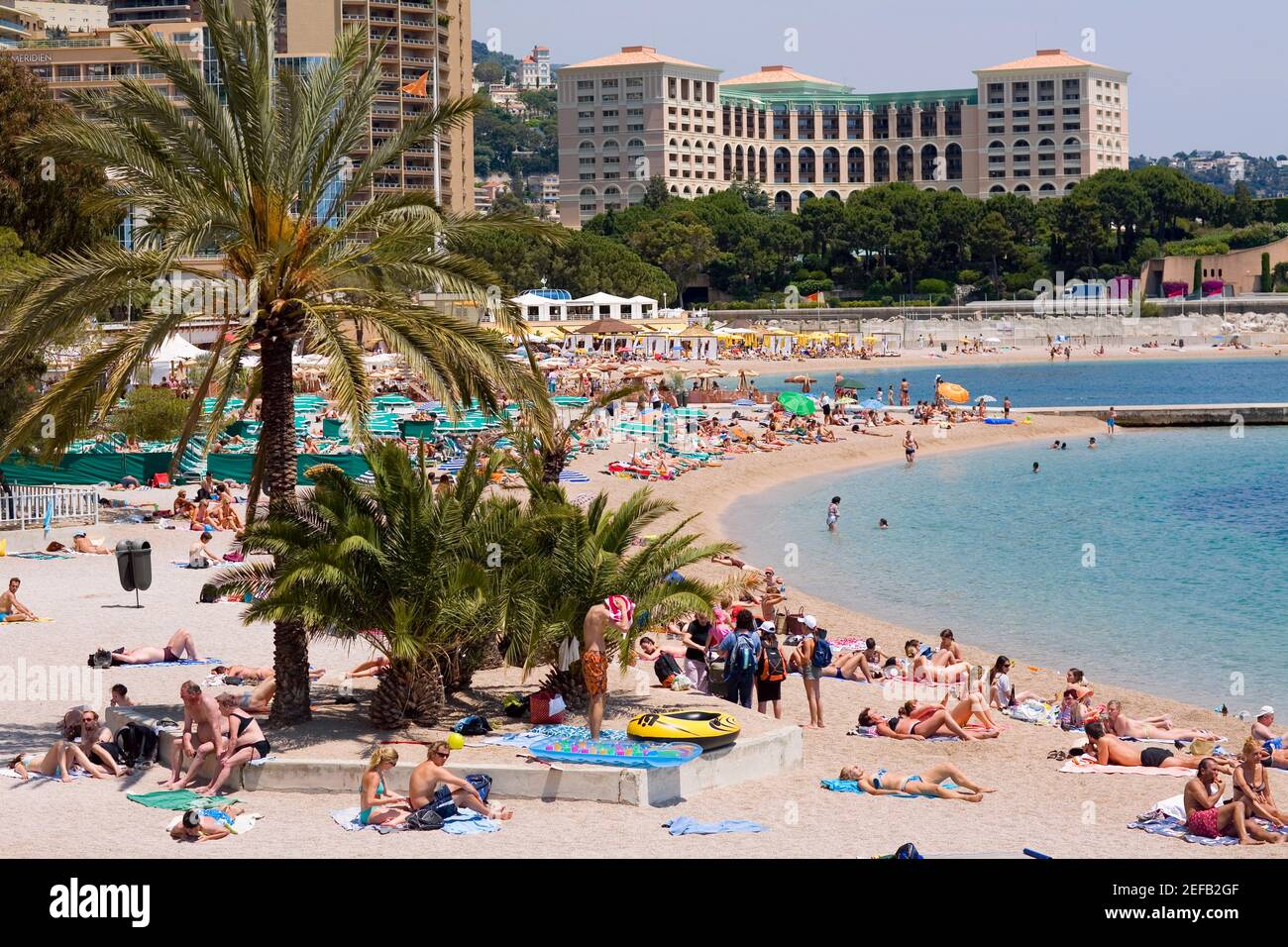 French Riviera Beach Crowd High Resolution Stock Photography and Images ...