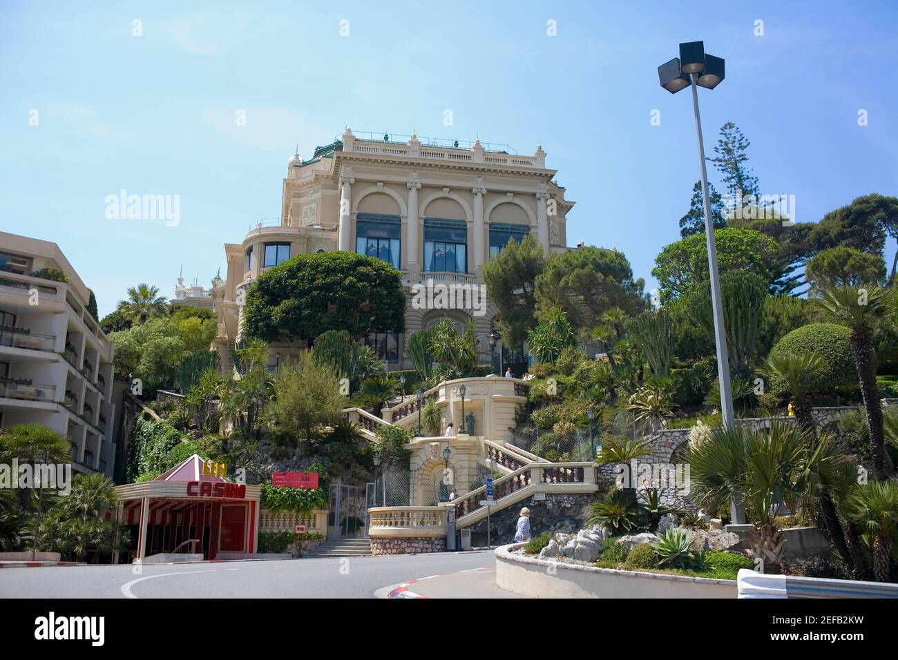 Staircase of a building, Monte Carlo, Monaco Stock Photo - Alamy