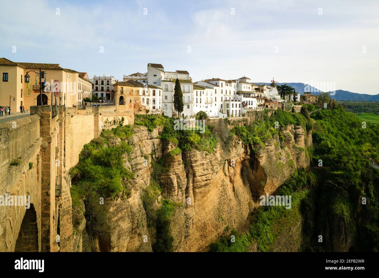 Ronda Bridge and El Tajo Gorge Malaga Andalucia Spain Stock Photo - Alamy