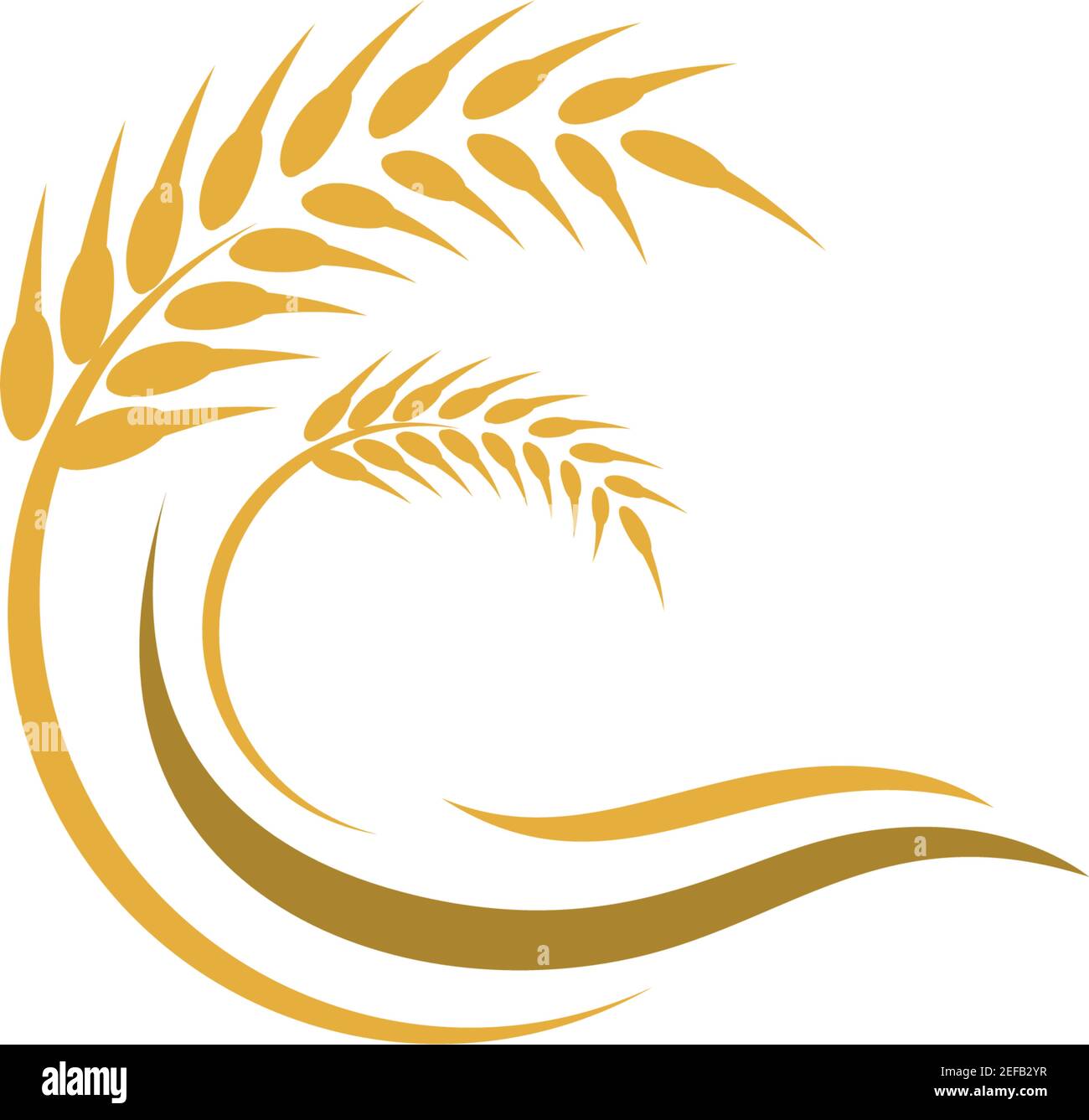 Wheat vector icon illustration Stock Vector Image & Art - Alamy