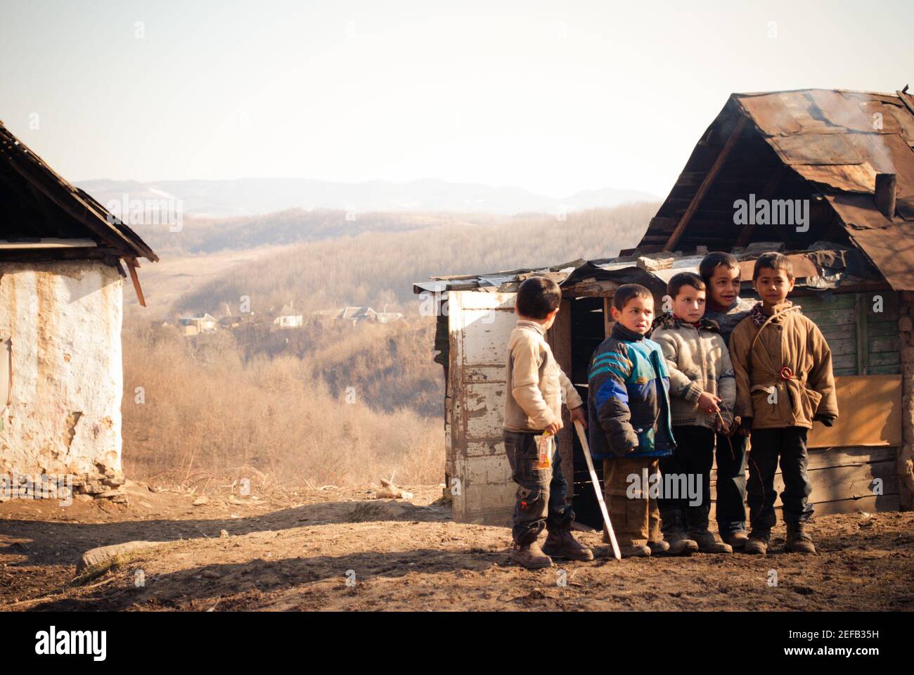 Poor europe group school children hi-res stock photography and images ...