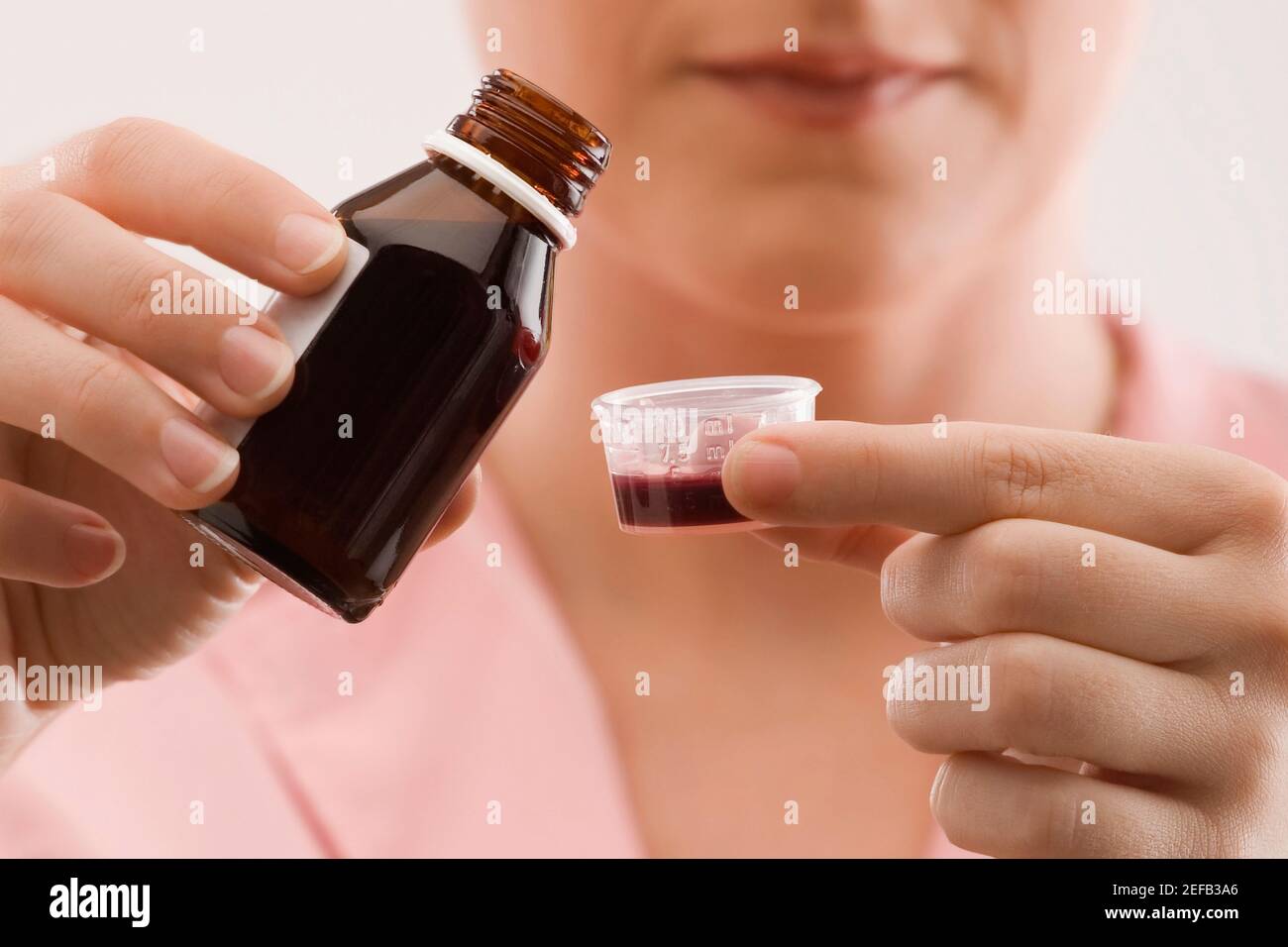 Female taking pill doctor prescription hi-res stock photography and ...