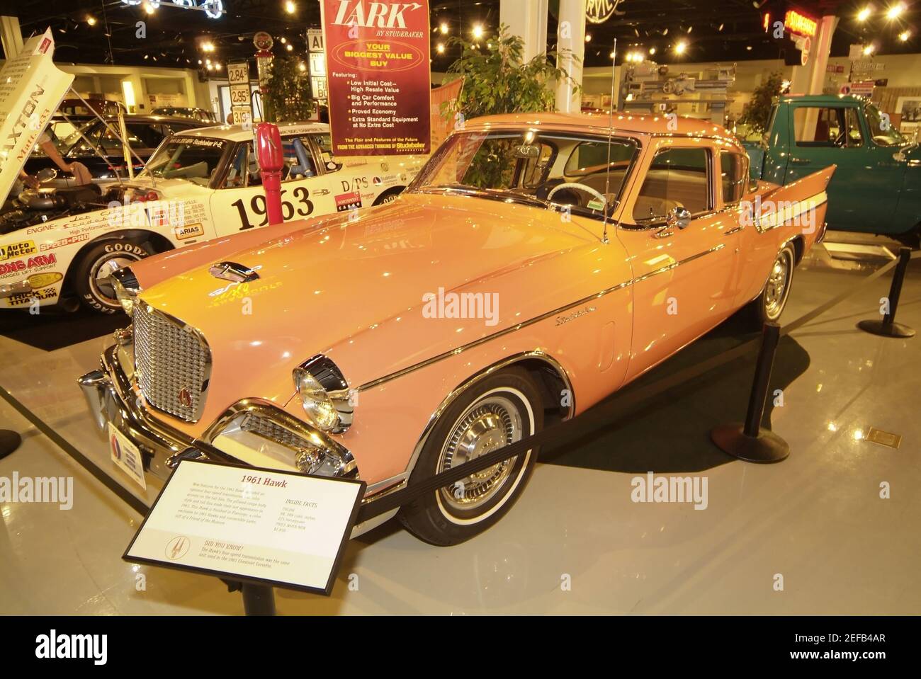 SOUTH BEND, UNITED STATES - Jan 30, 2009: A vintage Studebaker Hawk ...