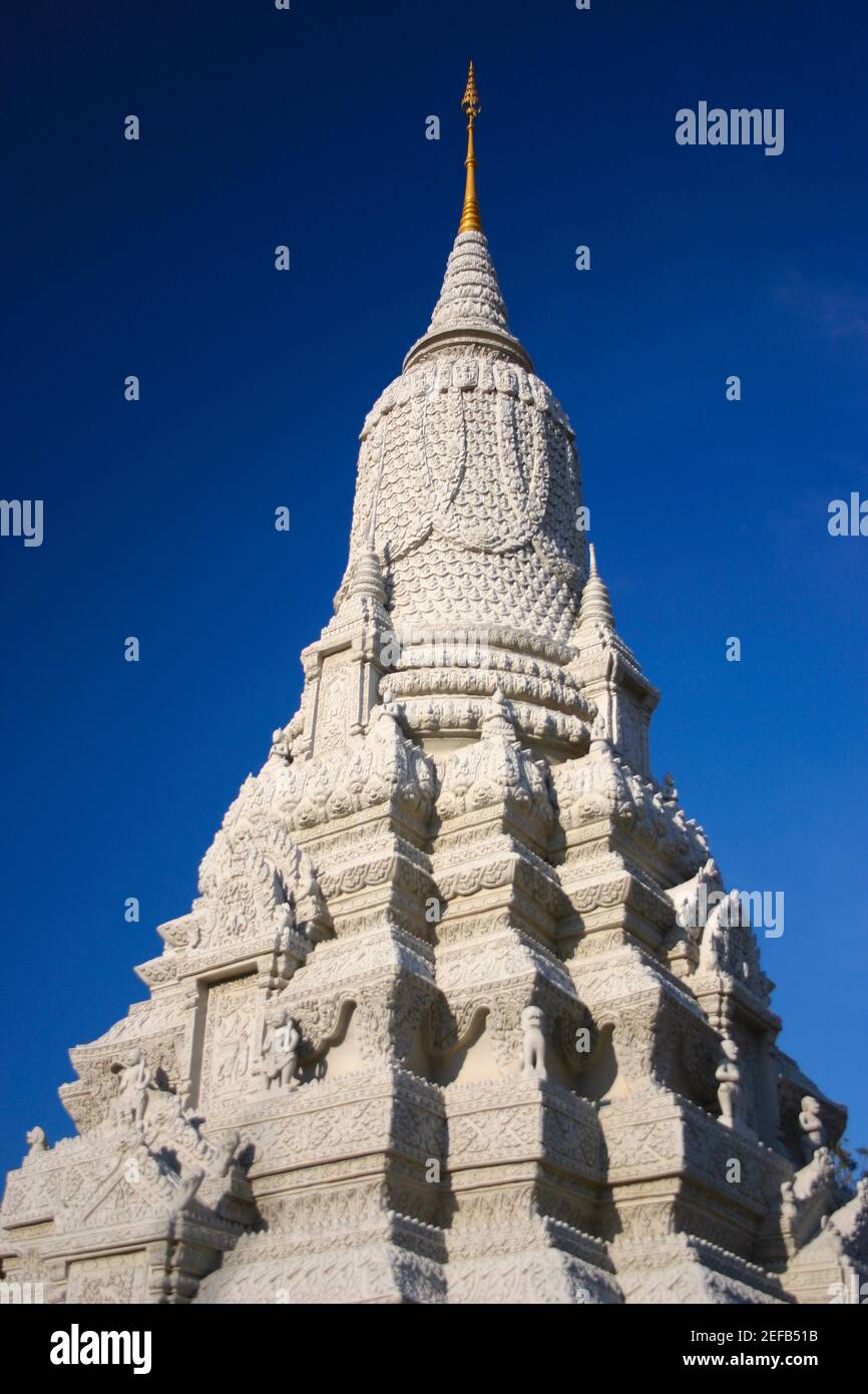 High section view of a palace, Royal Palace, Phnom Penh, Cambodia Stock ...