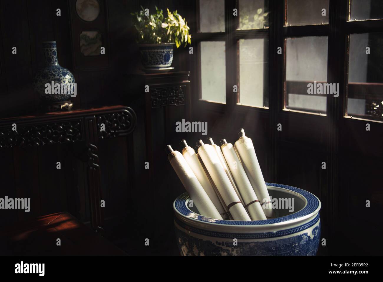 The art selection room at Couple's Retreat Garden(Ou Yuan) built on ...