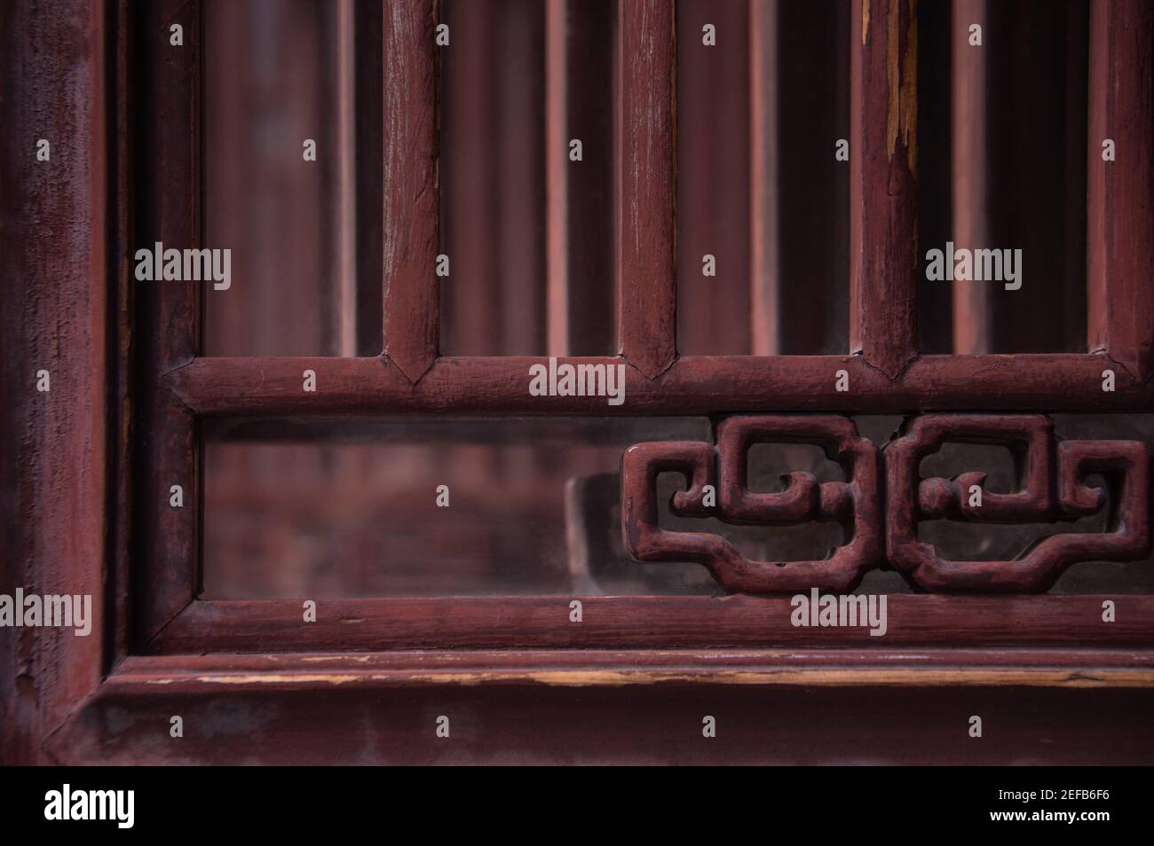 traditional chinese window with chinese style wooden decoration Stock ...