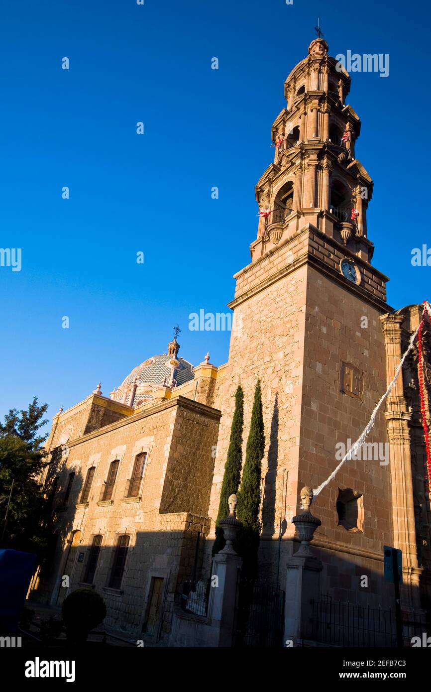 Low angle view of a church, Templo Del Encino, Aguascalientes, Mexico ...