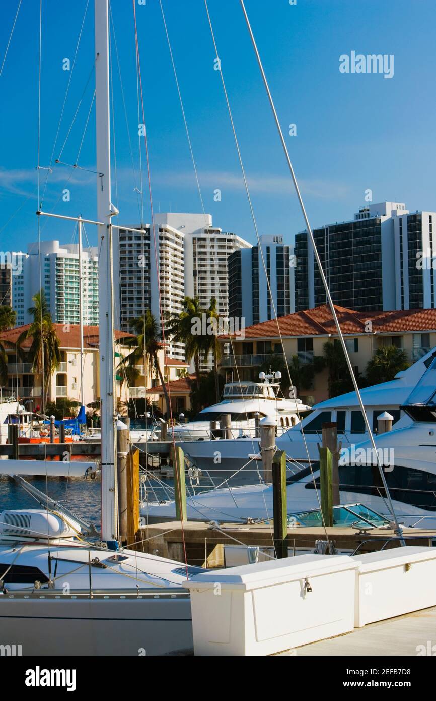 Boats docked at a harbor Stock Photo - Alamy