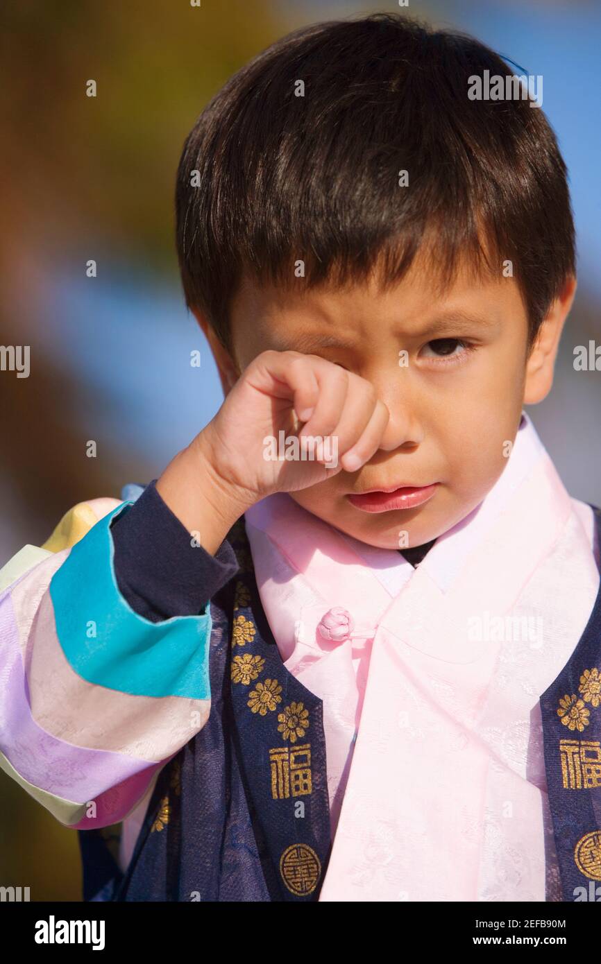 School boy worried standing hi-res stock photography and images - Alamy