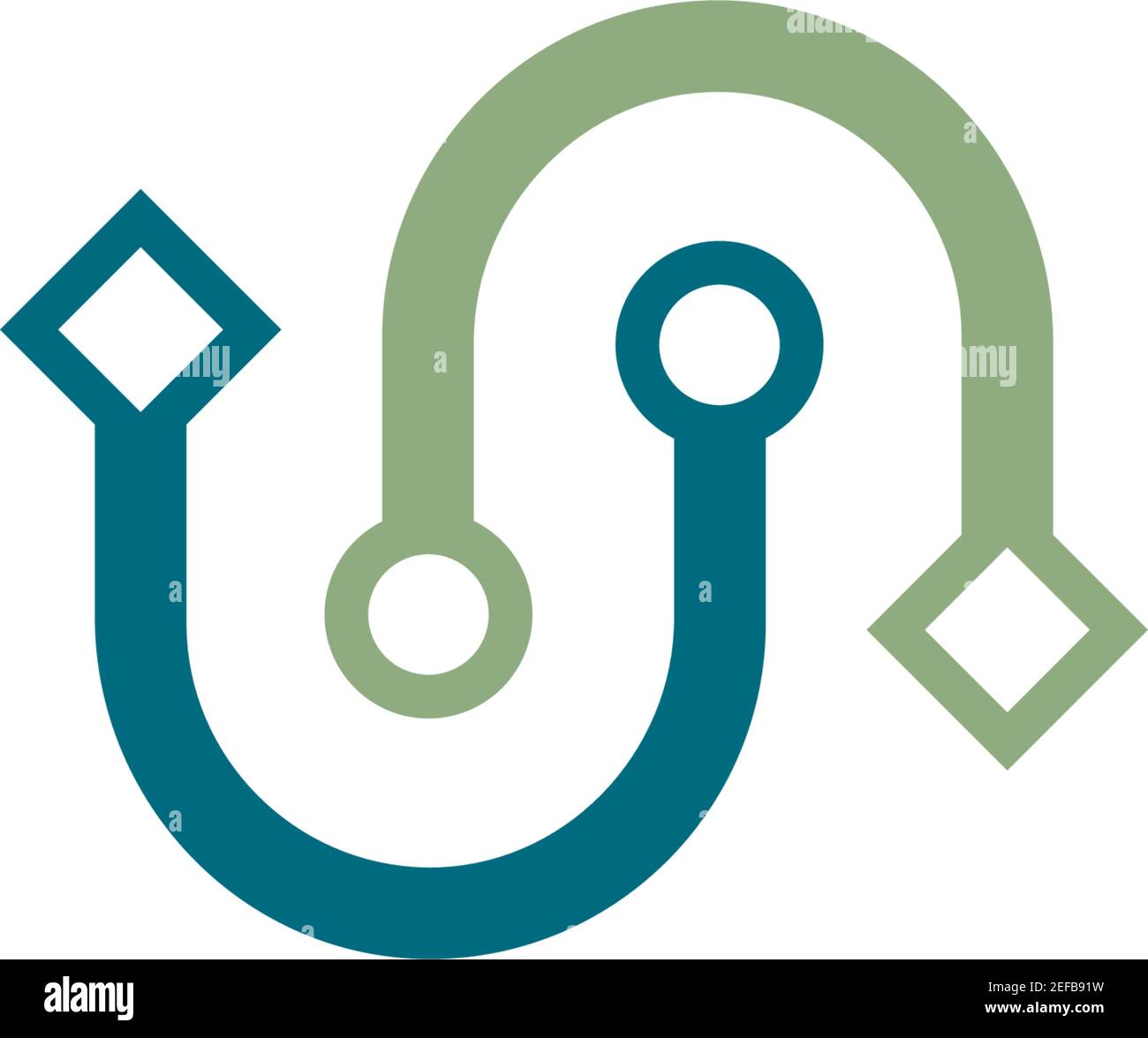 Torn electric wire Stock Vector Images - Alamy