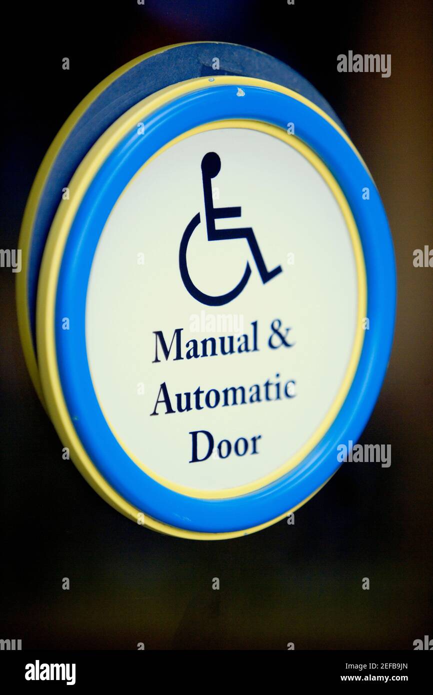 Disabled crossing sign hi-res stock photography and images - Alamy