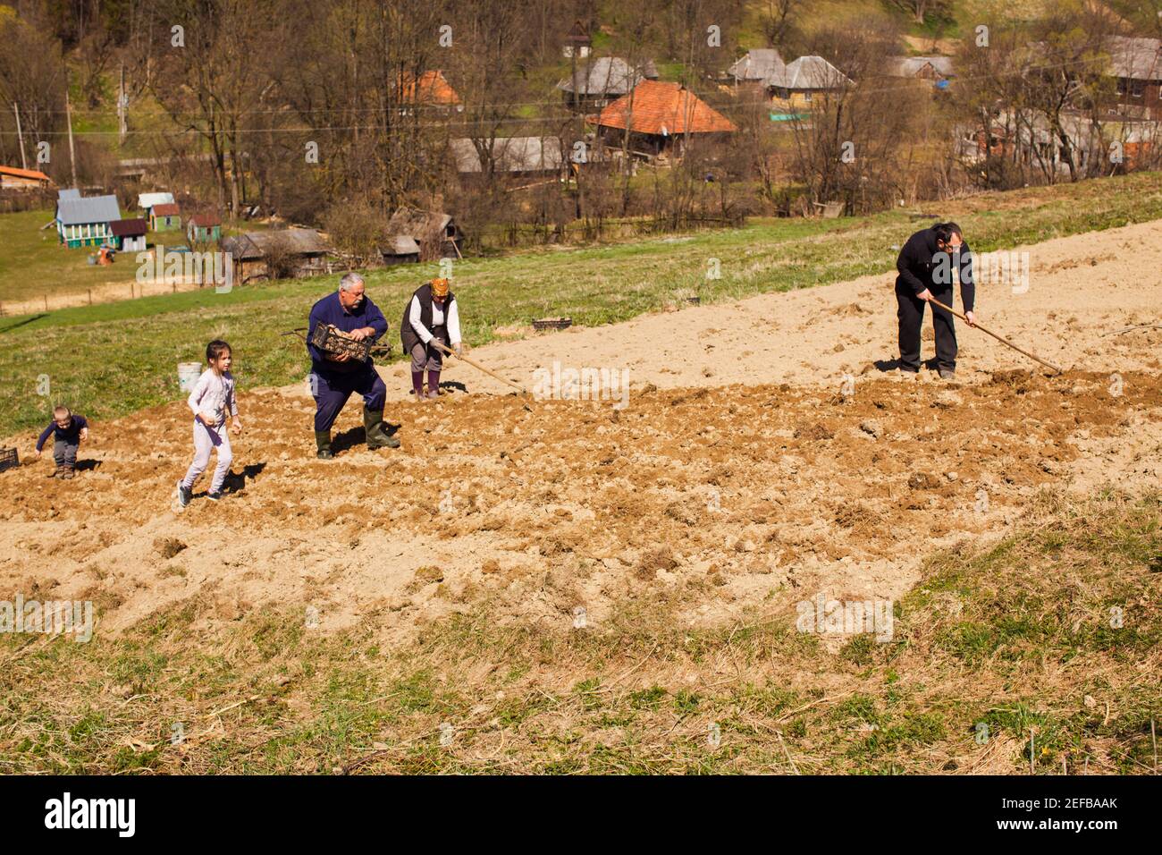The help of little helpers is priceless Stock Photo - Alamy