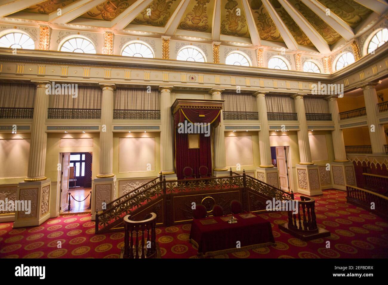 Interiors of a hall, Zocalo, Mexico City, Mexico Stock Photo - Alamy