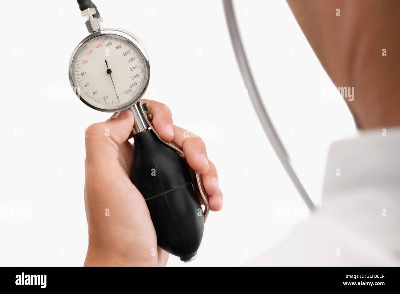 Human Hand Holding Blood Pressure Gauge High Resolution Stock ...