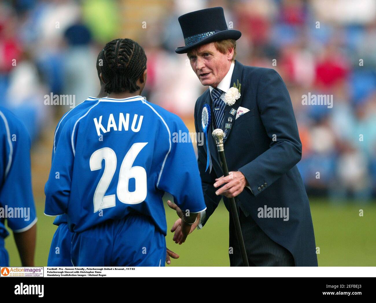 Peterborough united mascot hi-res stock photography and images - Alamy