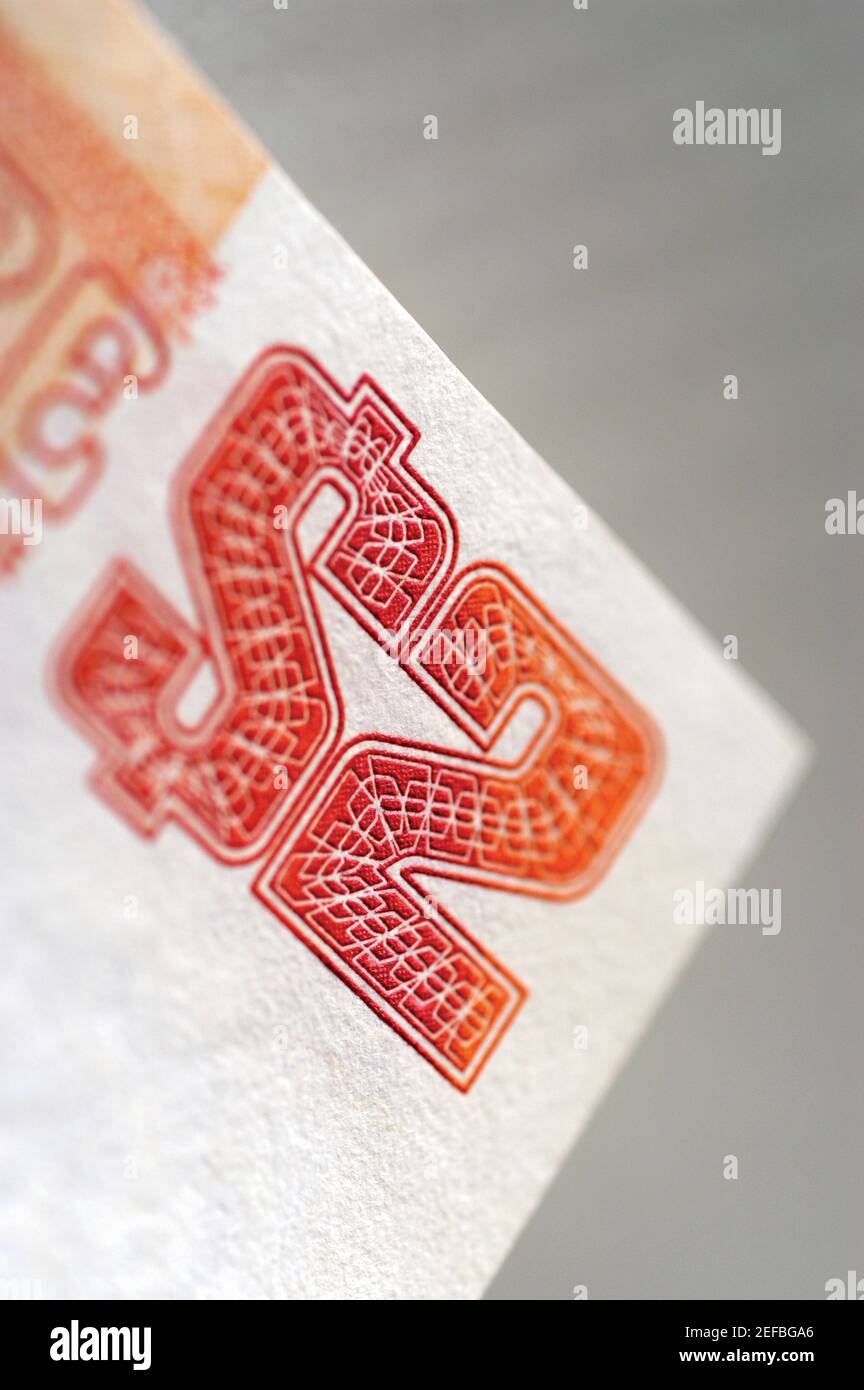 One bank note, close-up Stock Photo - Alamy