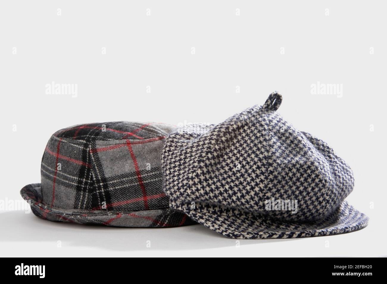 Checked caps hi-res stock photography and images - Alamy